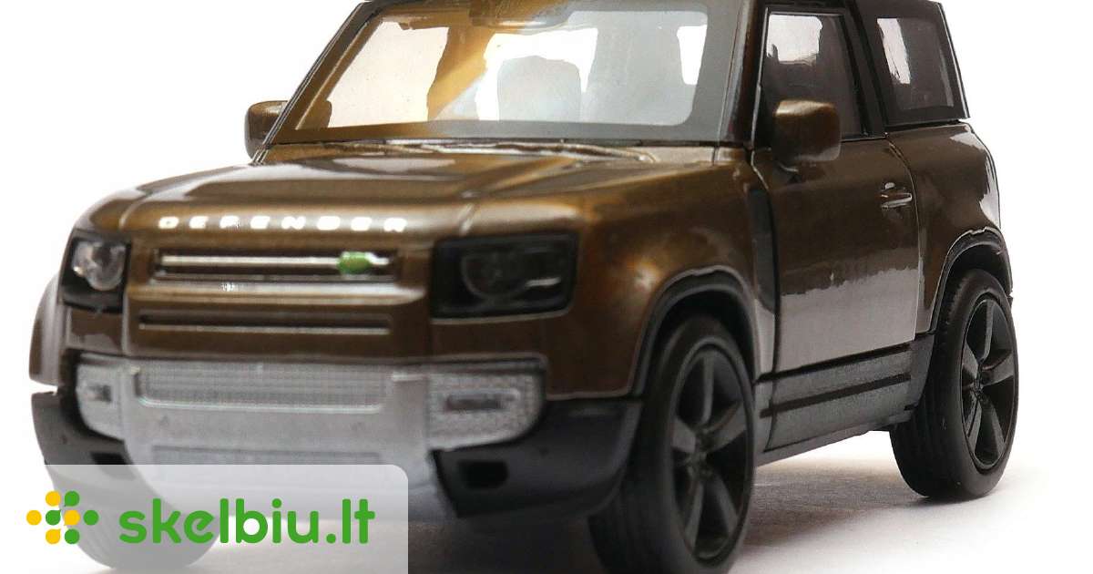 Land Rover Defender 2020 Ruda Modeliukas 1:34welly - Skelbiu.lt
