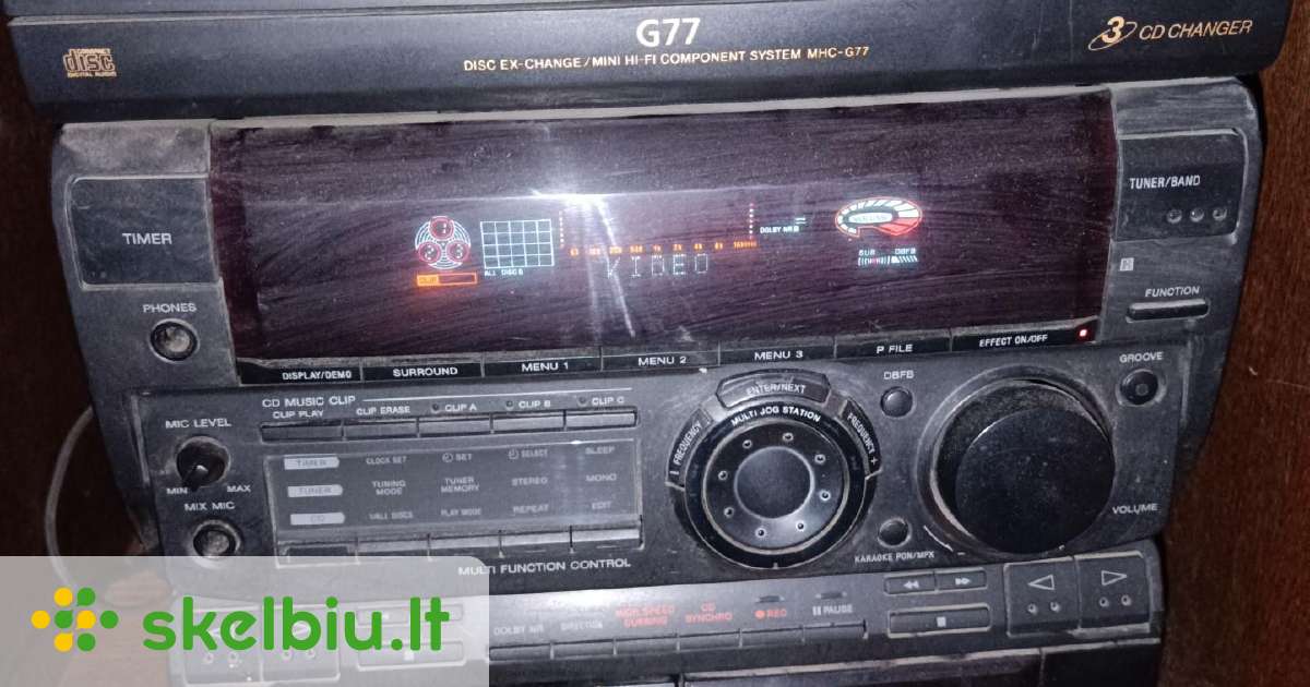 Muzikinis centras sony - Skelbiu.lt