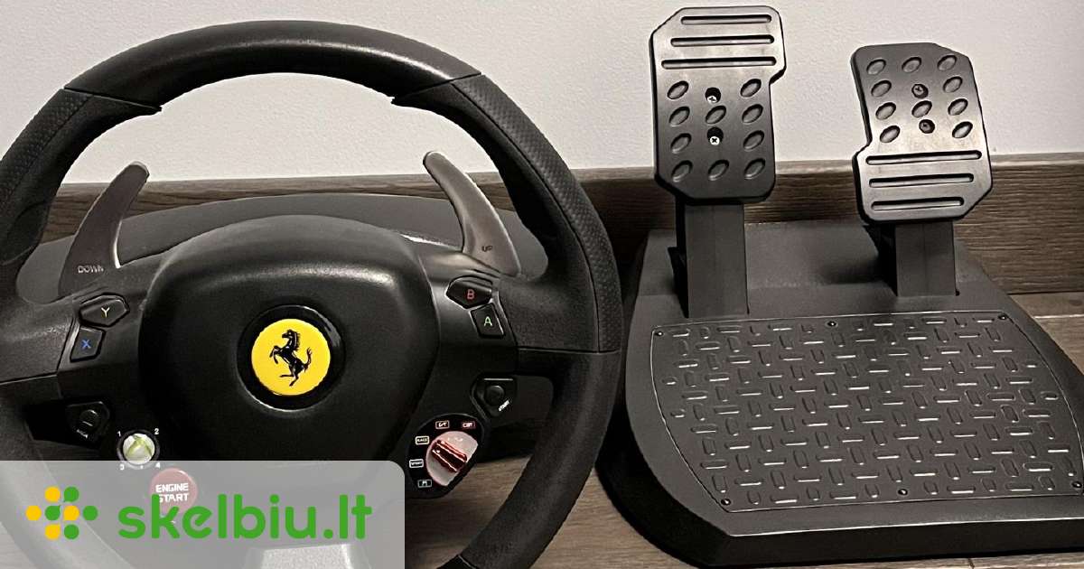 Thrustmaster Ferrari 458 Italia Racing Wheel - Skelbiu.lt