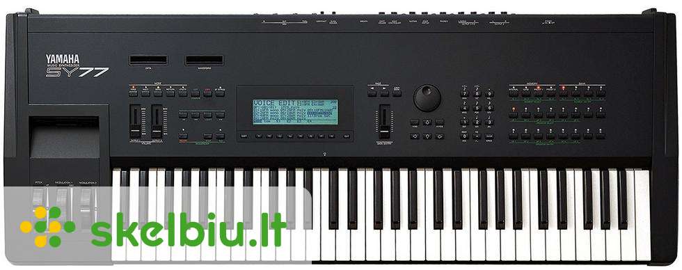 Yamaha Sy-77 Sintezatorius + Midi jungtys - Skelbiu.lt
