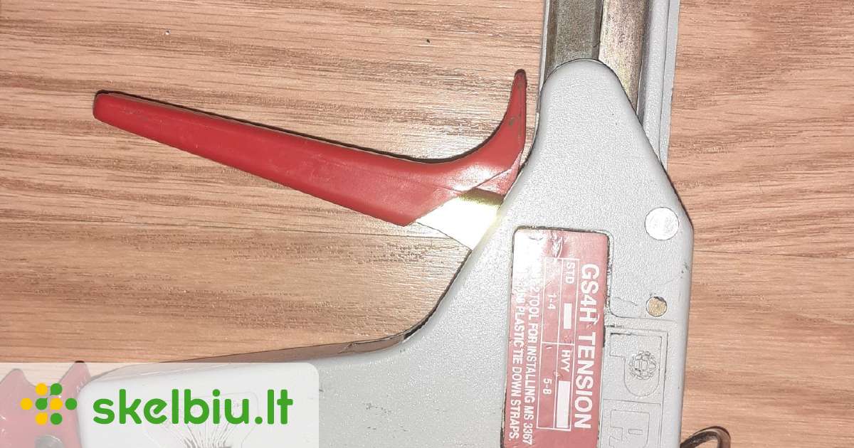 Panduit Gs4h Kabelių surišimo pistoleto įrankis - Skelbiu.lt