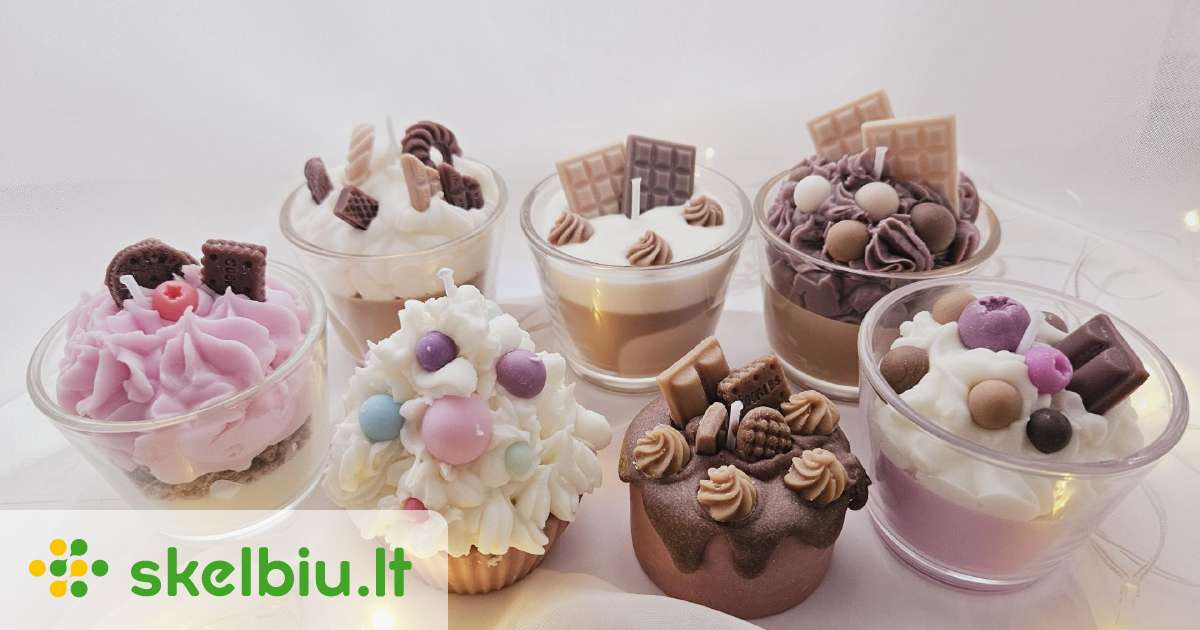 Rankų darbo žvakės - Skelbiu.lt