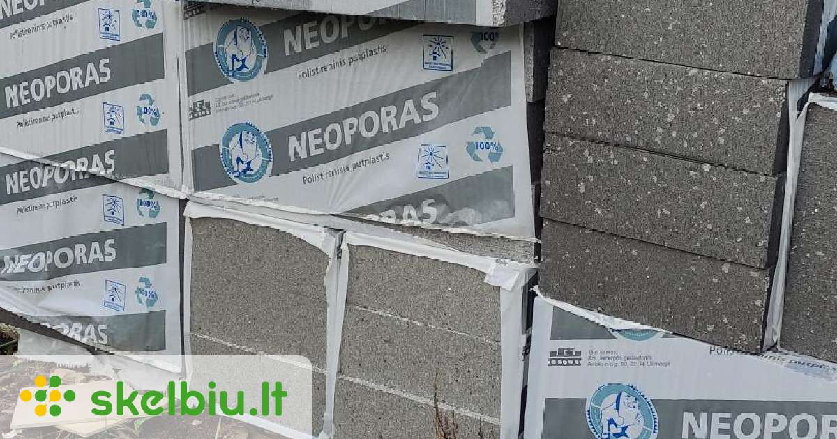 Neoporas polistireninis Putplastis Eps 70f - Skelbiu.lt