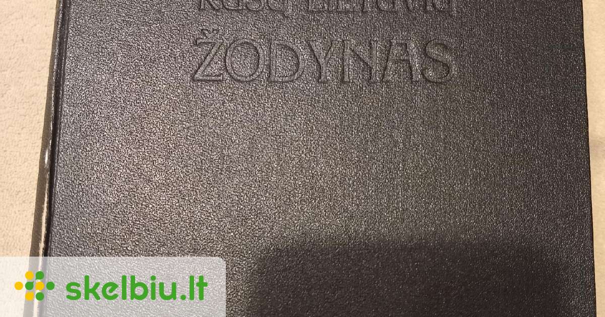 Antikvarinis rusų-lietuvių kalbos žodynas - Skelbiu.lt