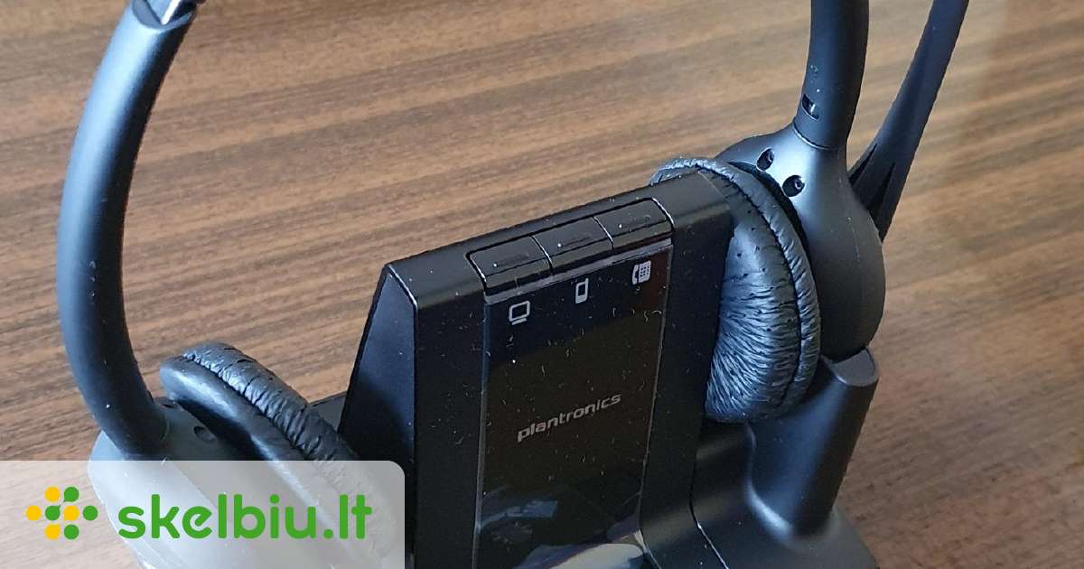 Belaidžių ausinių garnitūra Plantronics Savi 720 - Skelbiu.lt