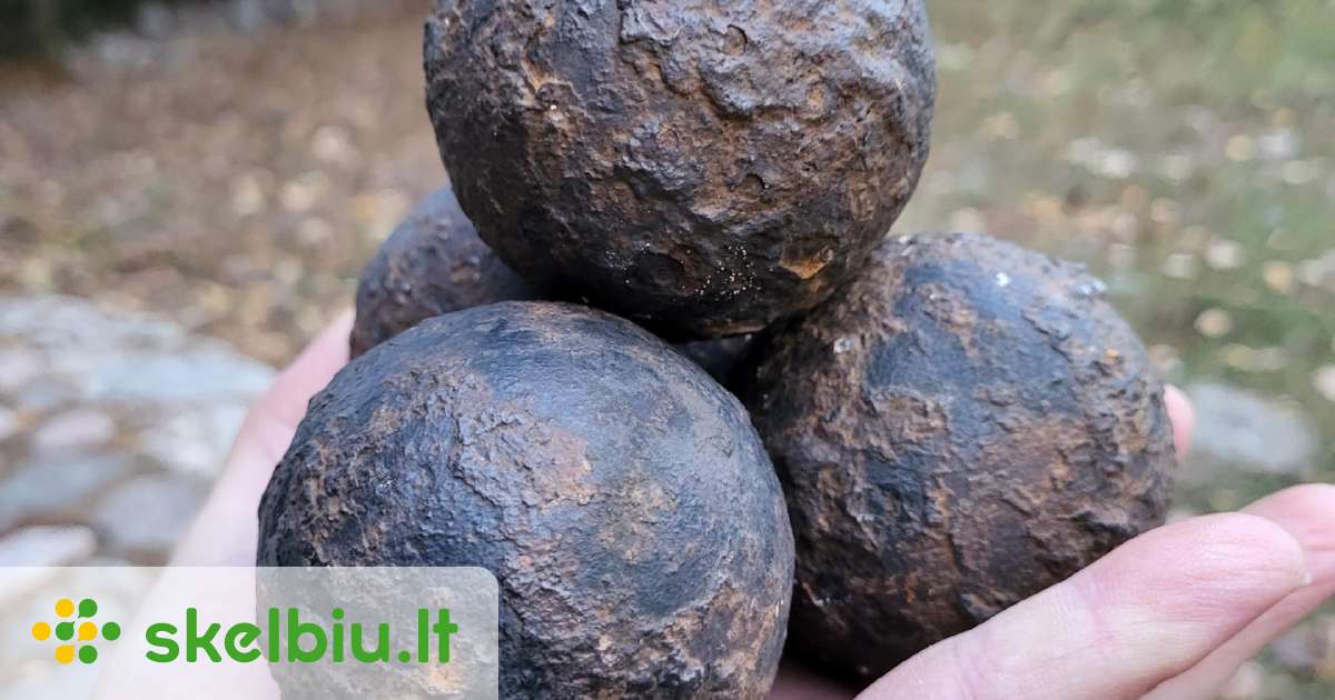 Senovinis patrankos svedinys 4 vnt originalai - Skelbiu.lt