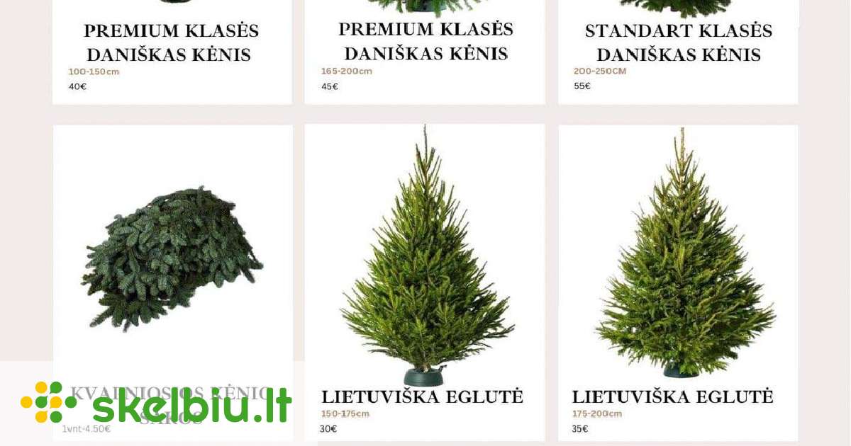 Kaledines eglutes parduodam ir pristatomos iki nam - Skelbiu.lt
