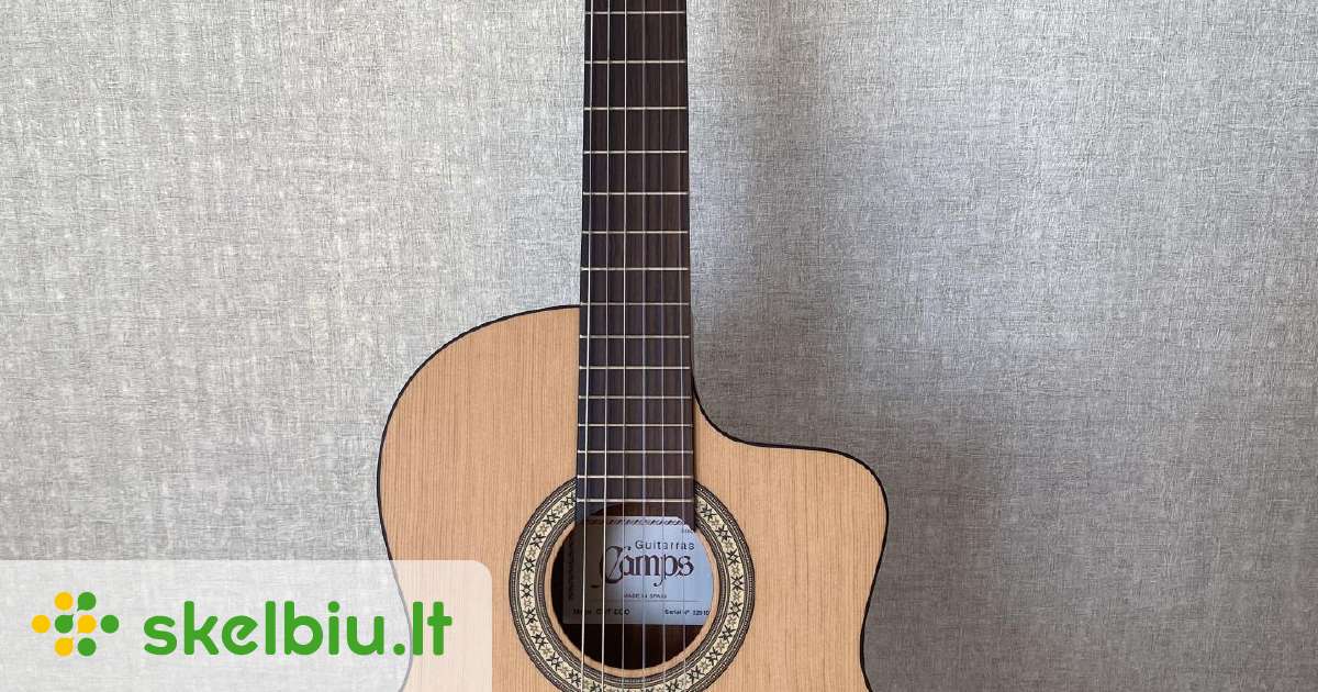 Parduodama nauja gitara su odiniu deklu ir dirzu - Skelbiu.lt