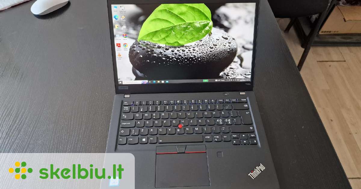 Lenovo T490s, i5-8265, 8gb, 250 SSD, Full HD Ips - Skelbiu.lt