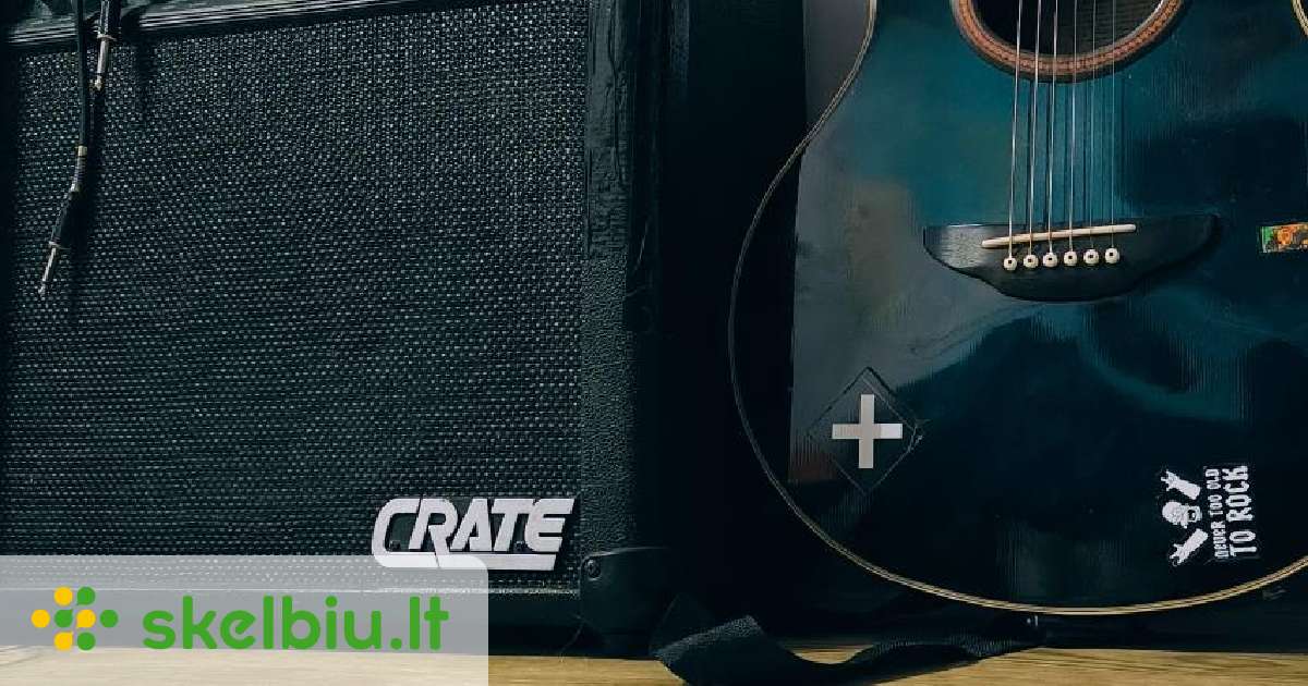 Yamaha Apx-4a + Crate GX-65 - Skelbiu.lt