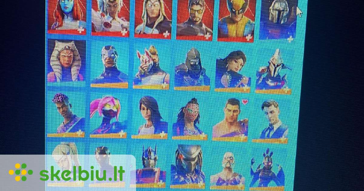 Fortnite acc su 114 skinu - Skelbiu.lt
