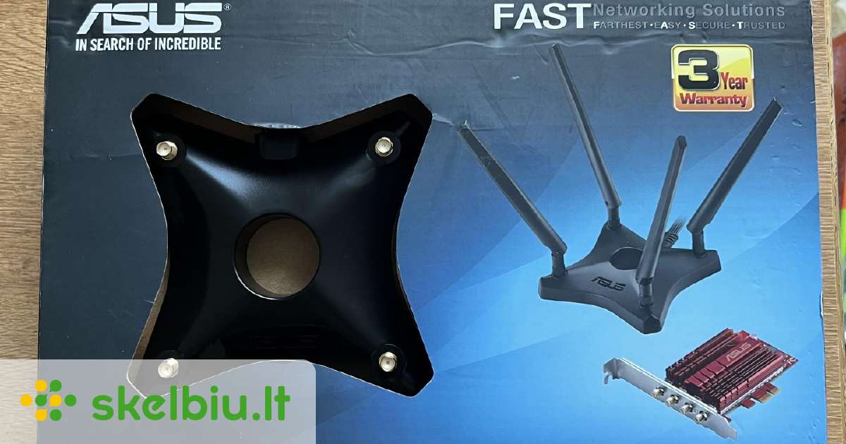 Asus Dual-band Pcie Ac3100 Wi-fi Adapter - Skelbiu.lt