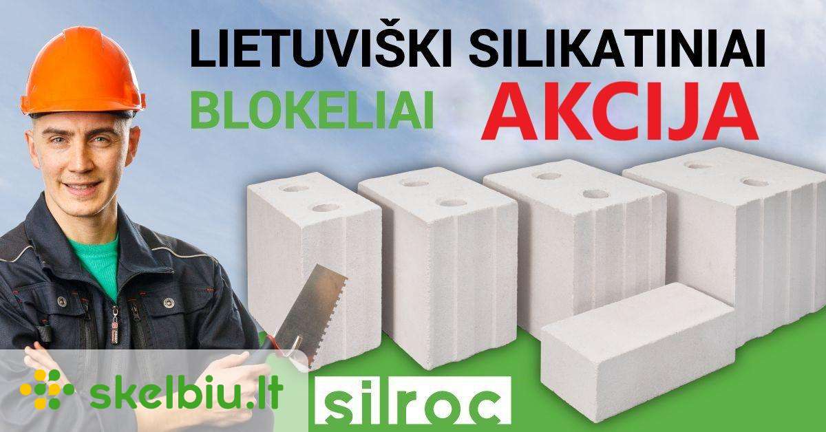 Silikatiniai blokai Siliblokas/silroc - Akcija ! - Skelbiu.lt