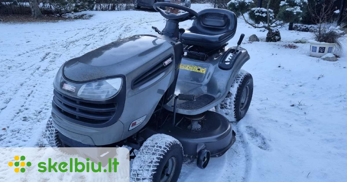 Craftsman 17.5ag automatas sodo traktoriukas - Skelbiu.lt