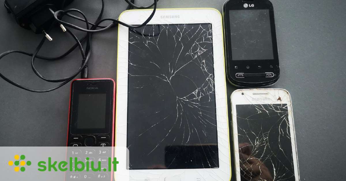Seni telefonai, planšetė - Skelbiu.lt