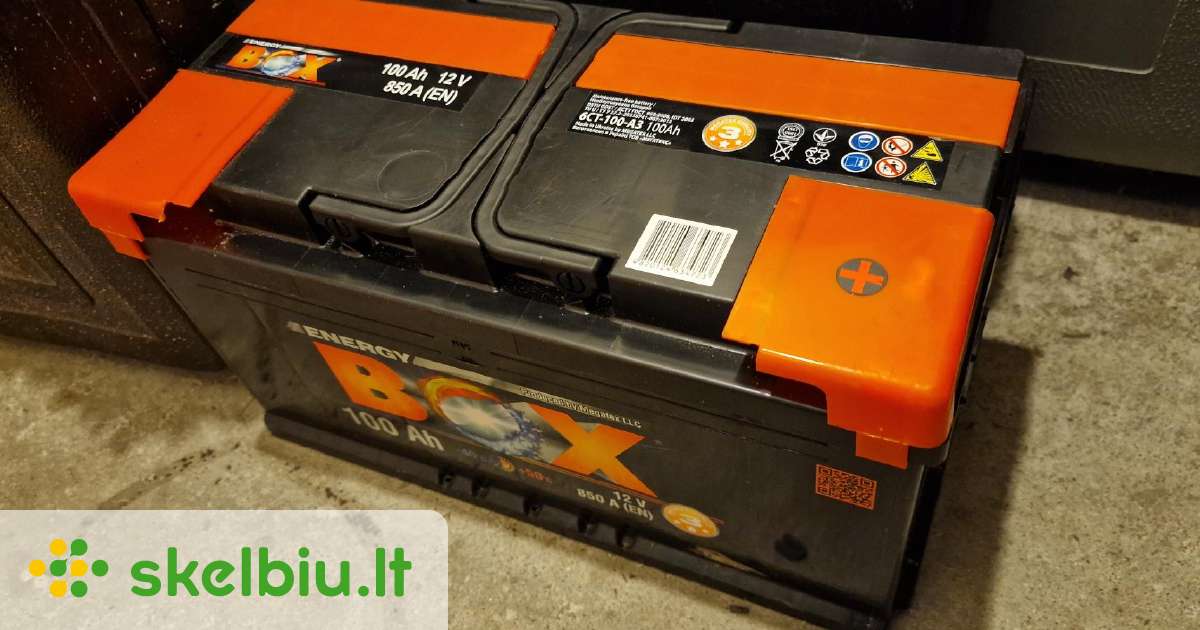 Akumuliatorius Box energy 100ah Naujas - Skelbiu.lt