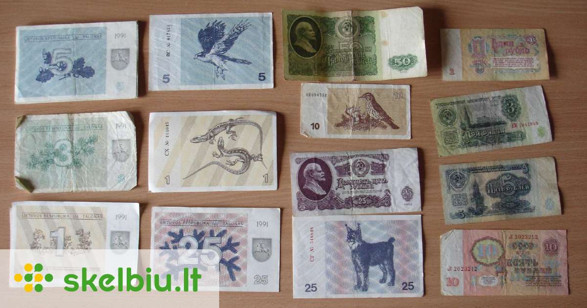 Antikvariatas talonai seni pinigai - Skelbiu.lt