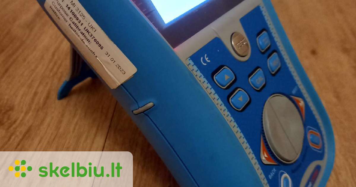 Metrel Mi3125 daugiafunkcinis elektros matuoklis - Skelbiu.lt