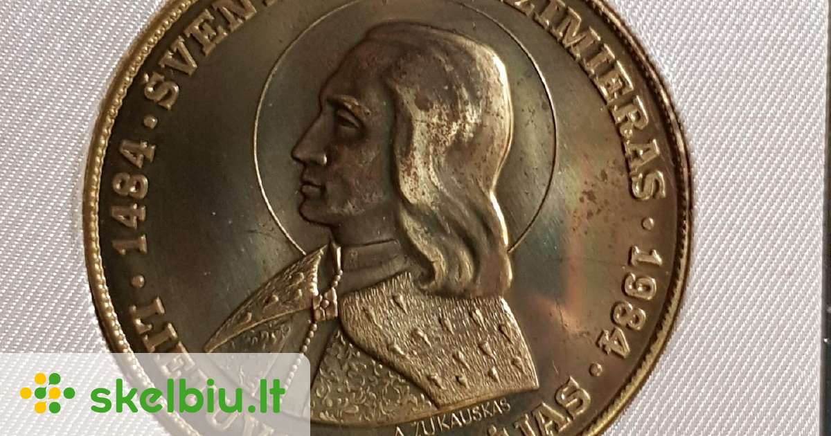 Stalo Medalis Šventasis Kazimieras - Skelbiu.lt