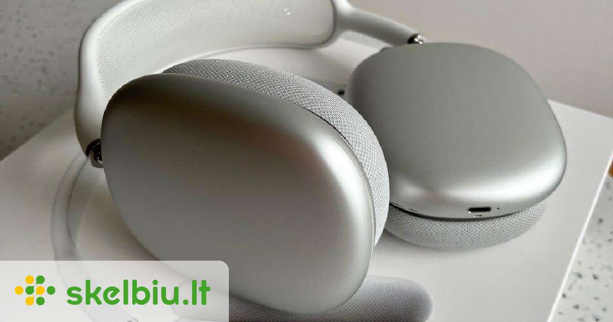 Originalūs Apple Airpods Max Silver - Skelbiu.lt