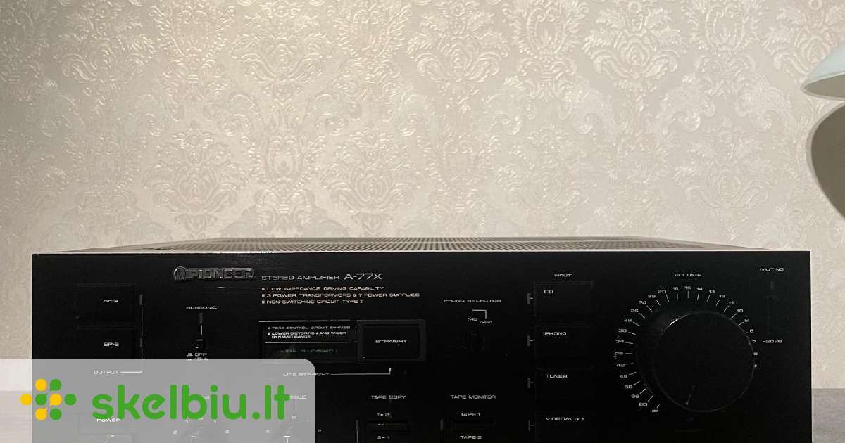 Pioneer A-77x Stiprintuvas - Skelbiu.lt