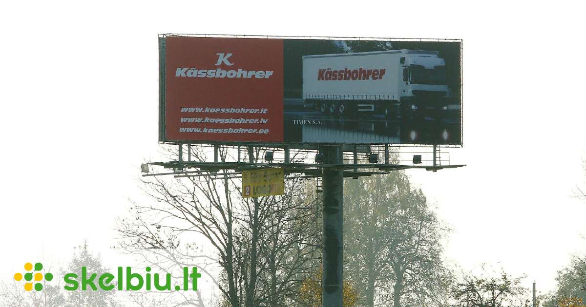 Išnuomojami lauko reklamos stendai visoje Lt - Skelbiu.lt