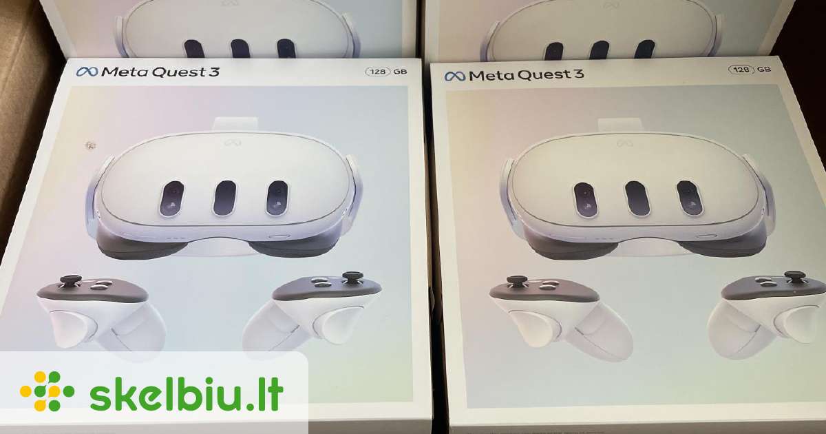meta quest 3 512gb skelbimai - Skelbiu.lt