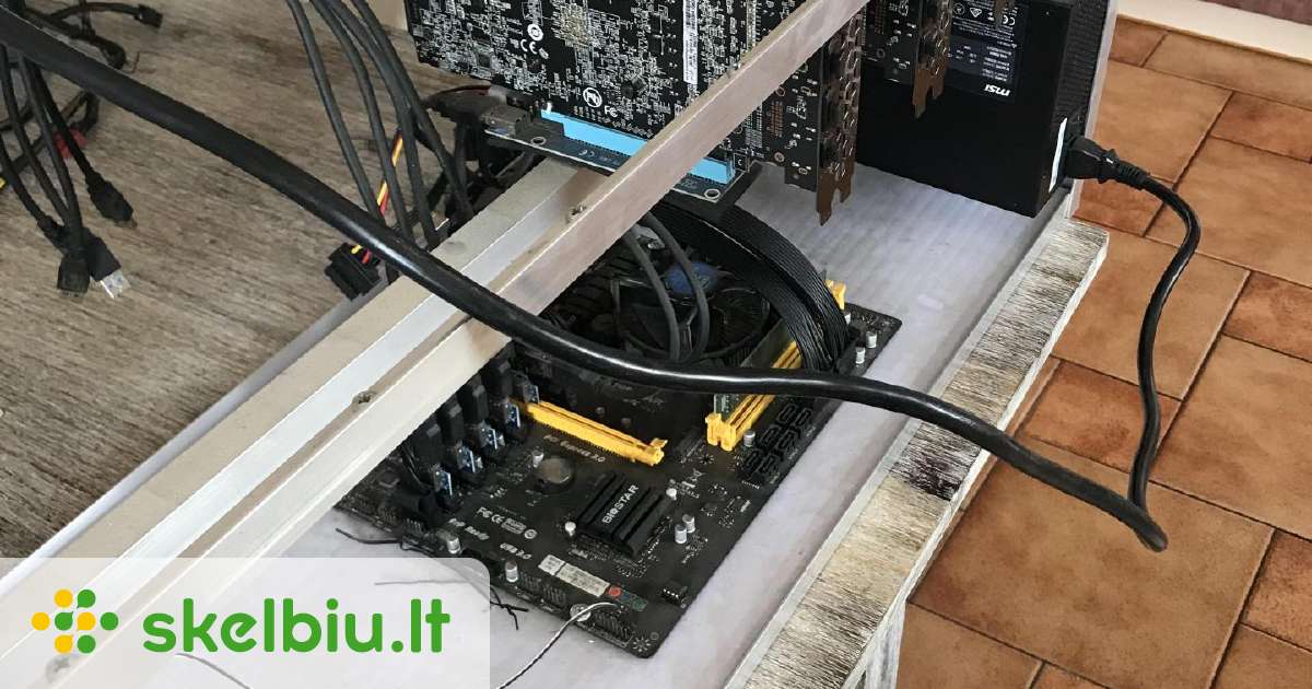 Mining rigas su 4x Rx 580 8gb - Skelbiu.lt
