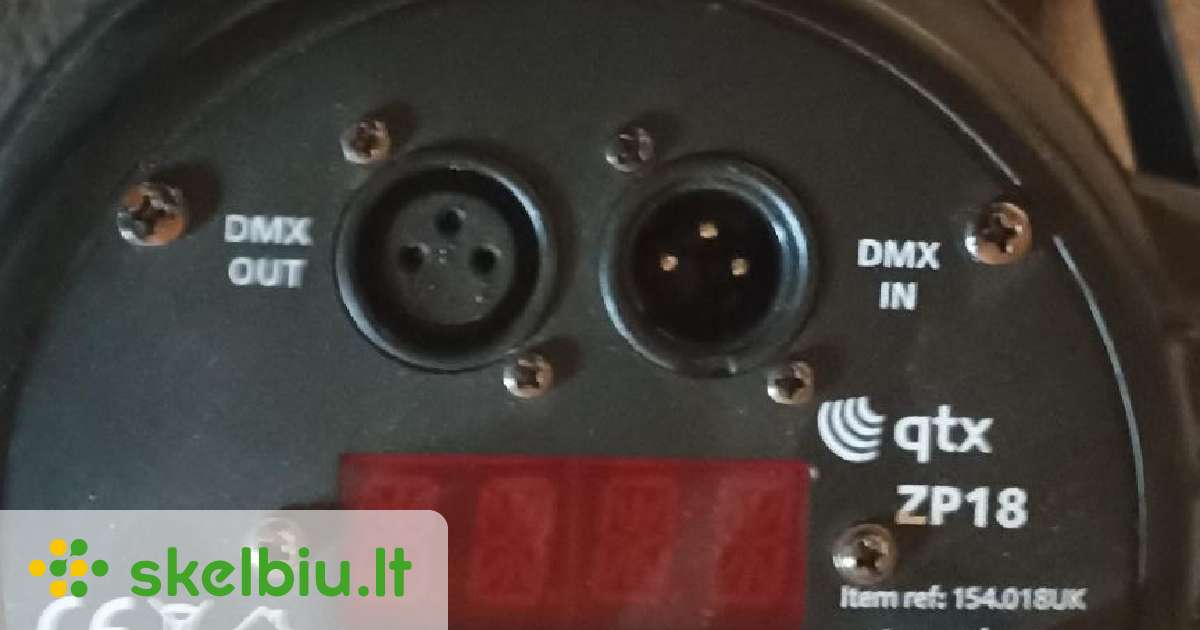Qtx Zp 18 LED Par Dj šviesos efektai - Skelbiu.lt