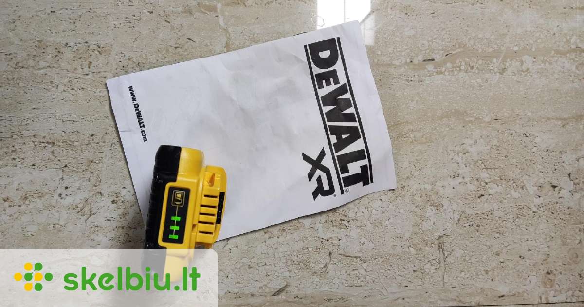 Dewalt 18v 2ah baterija akumuliatorius - Skelbiu.lt