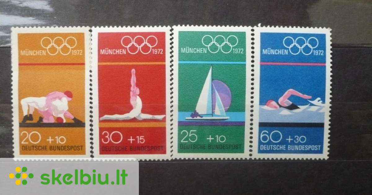 1972 m. olimpinės žaidynės – Miunchenas, Vokietija - Skelbiu.lt