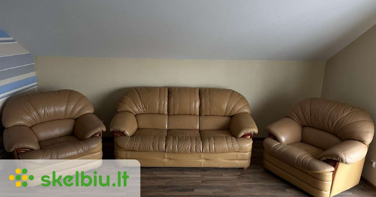 Pigiai! Skubiai! Odinės sofos - Skelbiu.lt