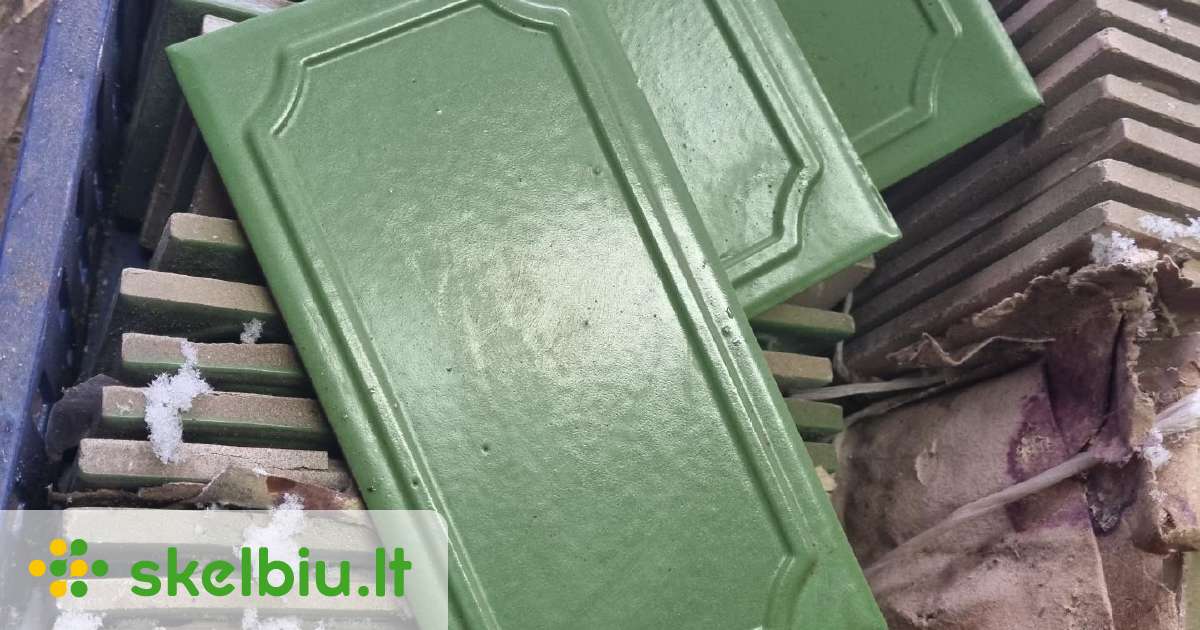 Žalios plytelės - Skelbiu.lt