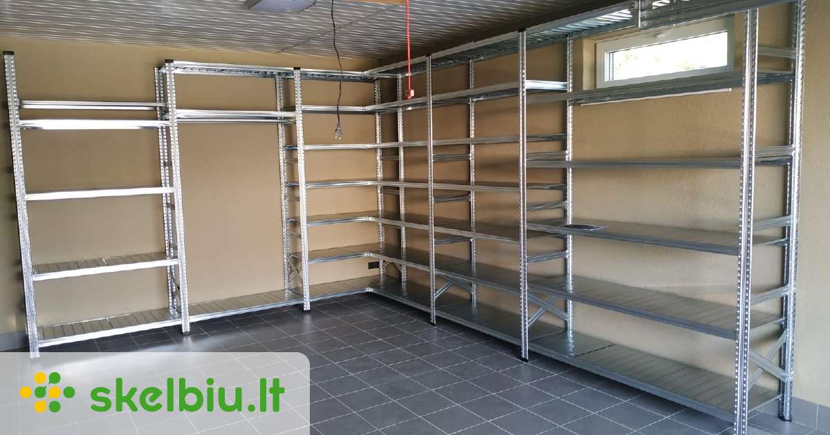 Akcija! Pigūs stelažai garažui, sandėliui ir pan. - Skelbiu.lt
