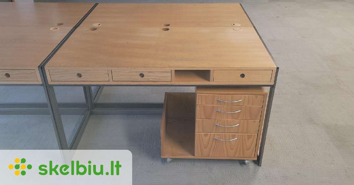 Rašomieji stalai su spintelėmis - Skelbiu.lt
