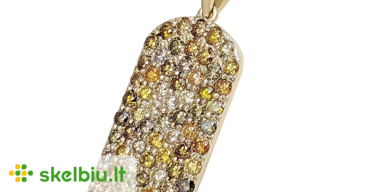 Auksiniai pakabukai su deimantais - Skelbiu.lt