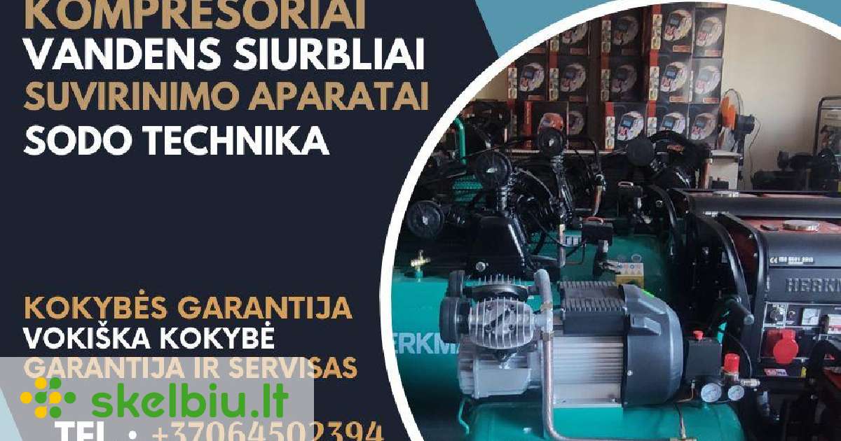 elektrinis kompresorius skelbimai - Skelbiu.lt