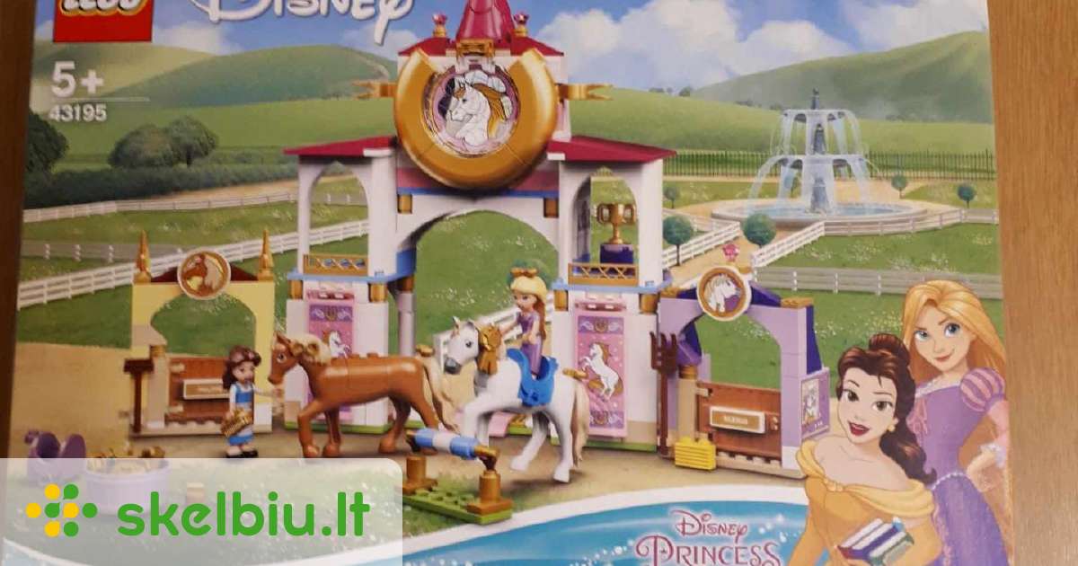 Lego 43195: Belle and Rapunzel's Royal Stables - Skelbiu.lt