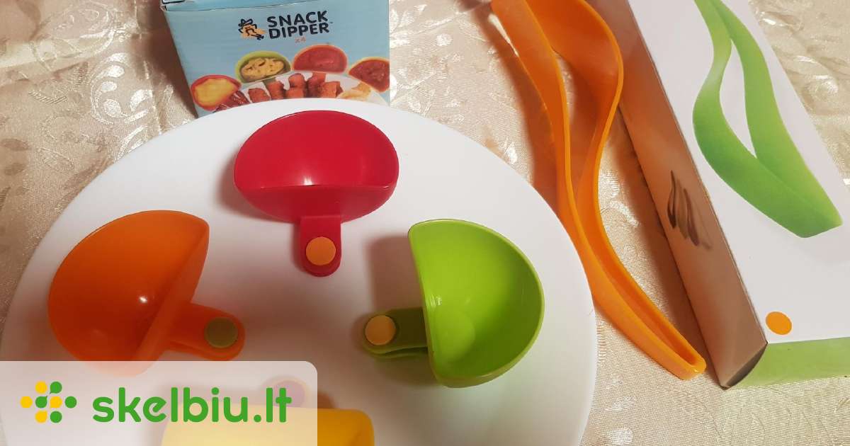 Plastikiniai indeliai padažui, torto peilis - Skelbiu.lt