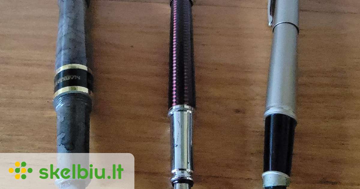 Kapsuliniai rašikliai su plunksna - Skelbiu.lt