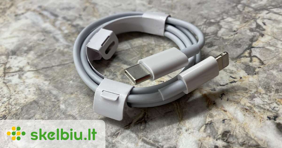 Apple iPhone greito krovimo laidas Usbac lightning - Skelbiu.lt