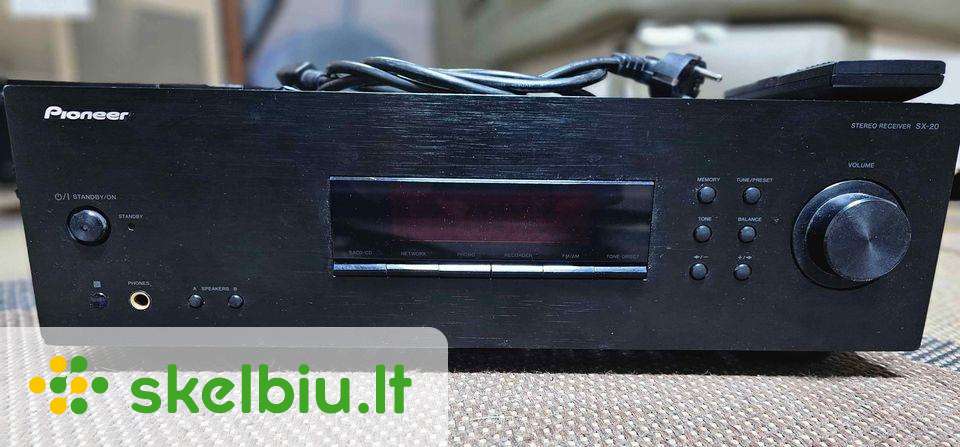 Pioneer Sx-20 stereo resyveris stiprintuvas - Skelbiu.lt