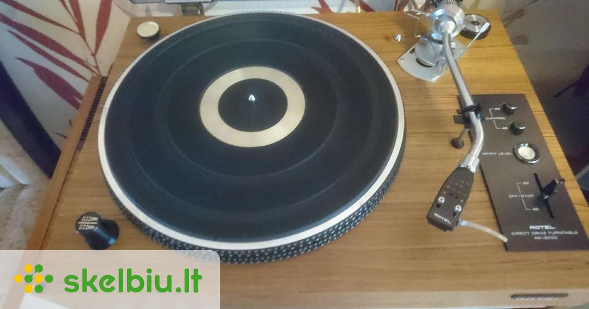 Patefonas Rotel Rp-3000 - Skelbiu.lt