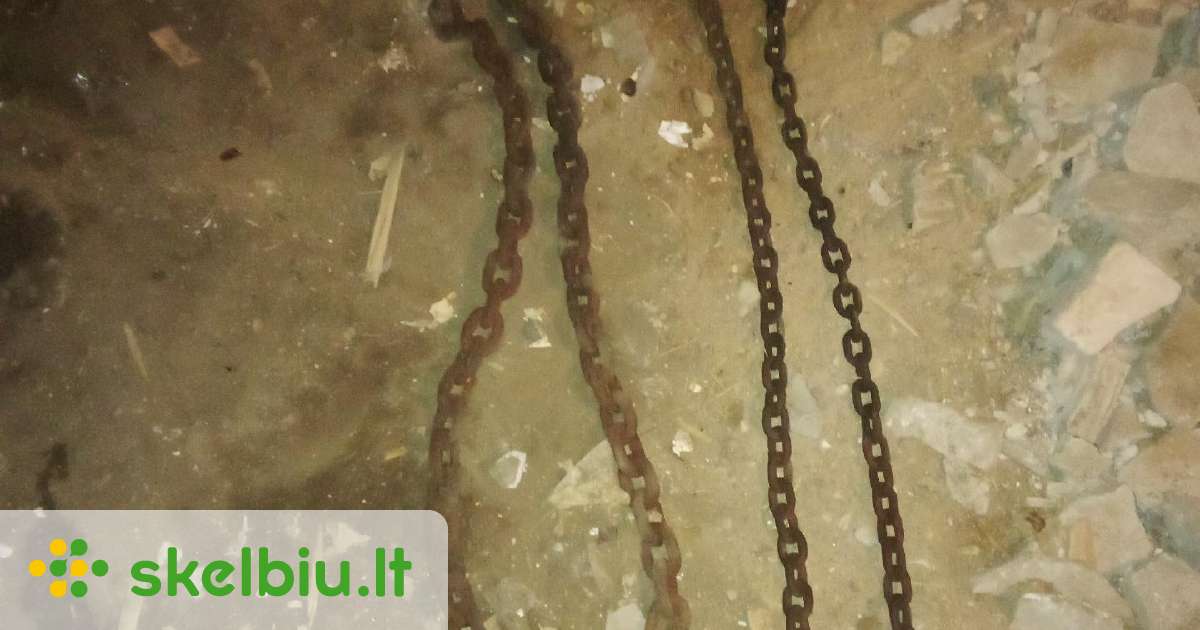 Kelimo tvirtinimo grandines - Skelbiu.lt