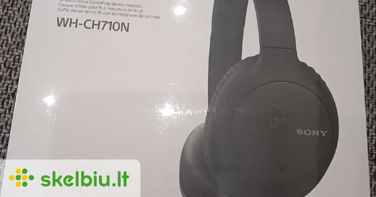 Sony Ch710n belaidės triukšmą slopinančios ausinės - Skelbiu.lt