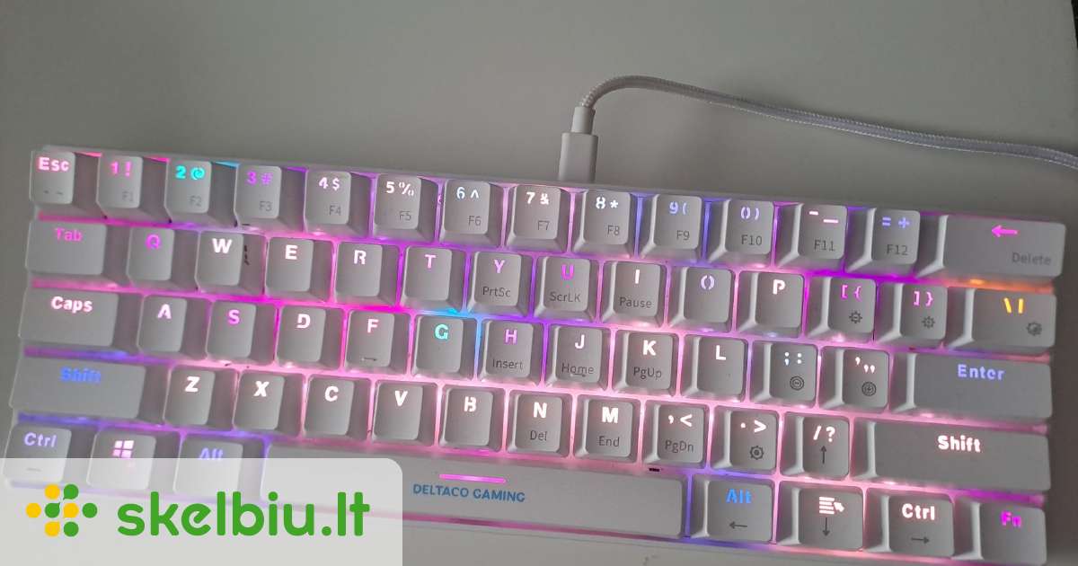 Parduodama Rgb 60% mechanine gaming klaviatūra - Skelbiu.lt