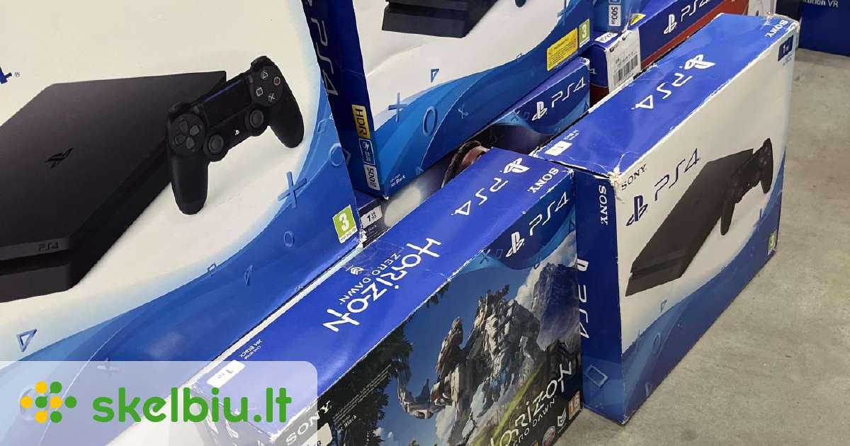 Playstation 4 ps4 slim su garantija - Skelbiu.lt