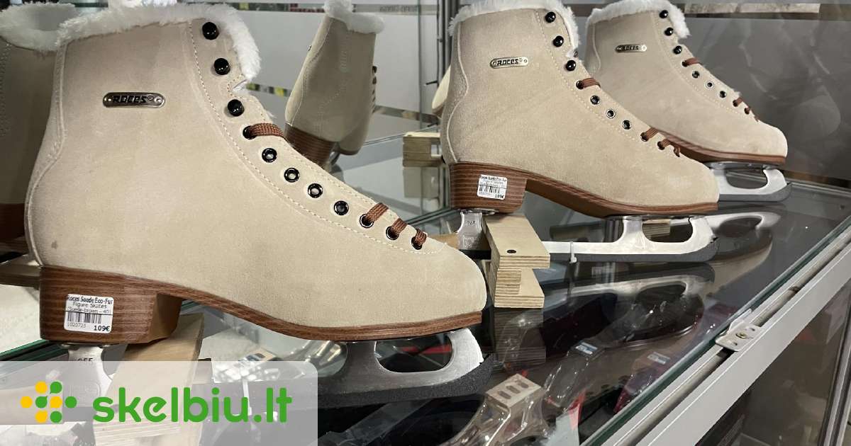 Roces Suede Eco-fur Figure Skates (Pačiužos) - Skelbiu.lt