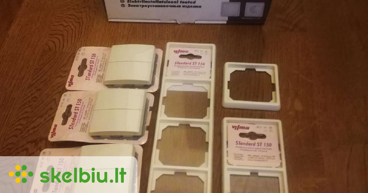 "Vilmos" jungikliai, perjungėjas, rėmeliai - Skelbiu.lt