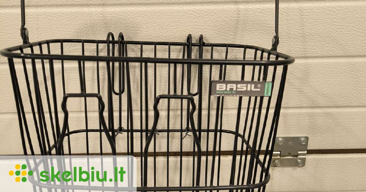 Dviračio metalinis krepselis - Skelbiu.lt